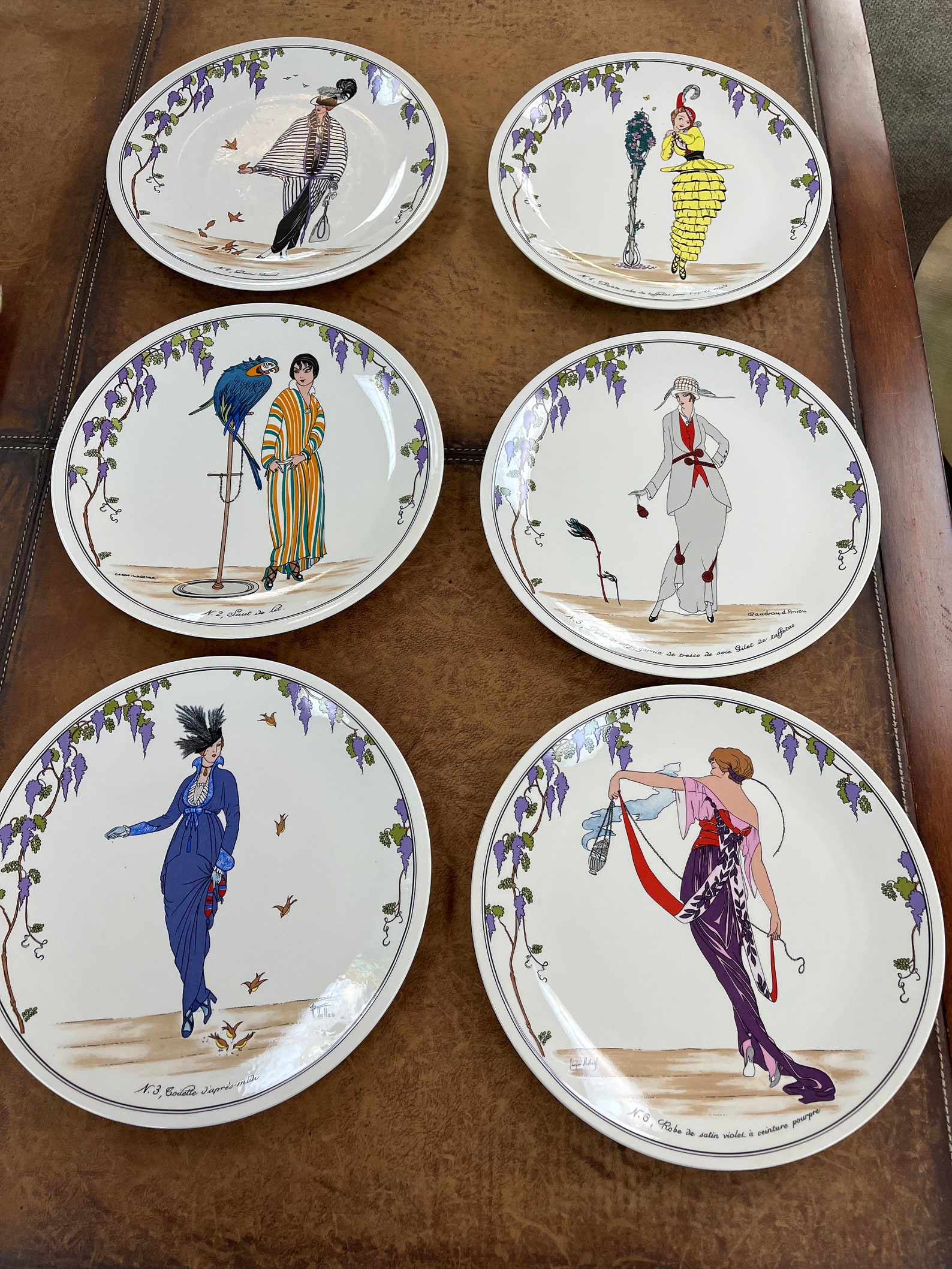 Villeroy & Bosch Fashion Plates - Set of 6 - Etsy