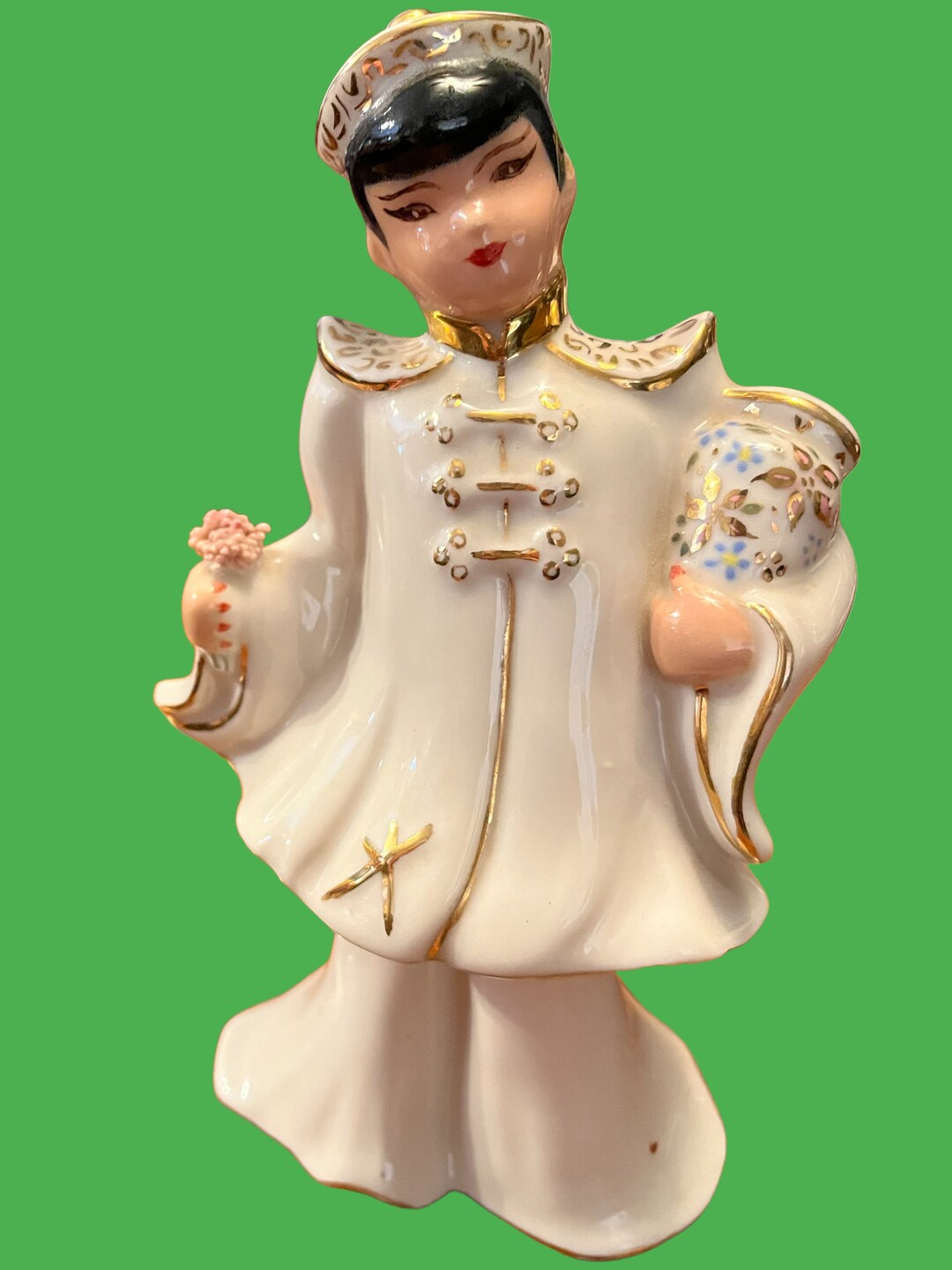 Vintage Florence Pottery Ceramic Co. Asian Boy - Etsy