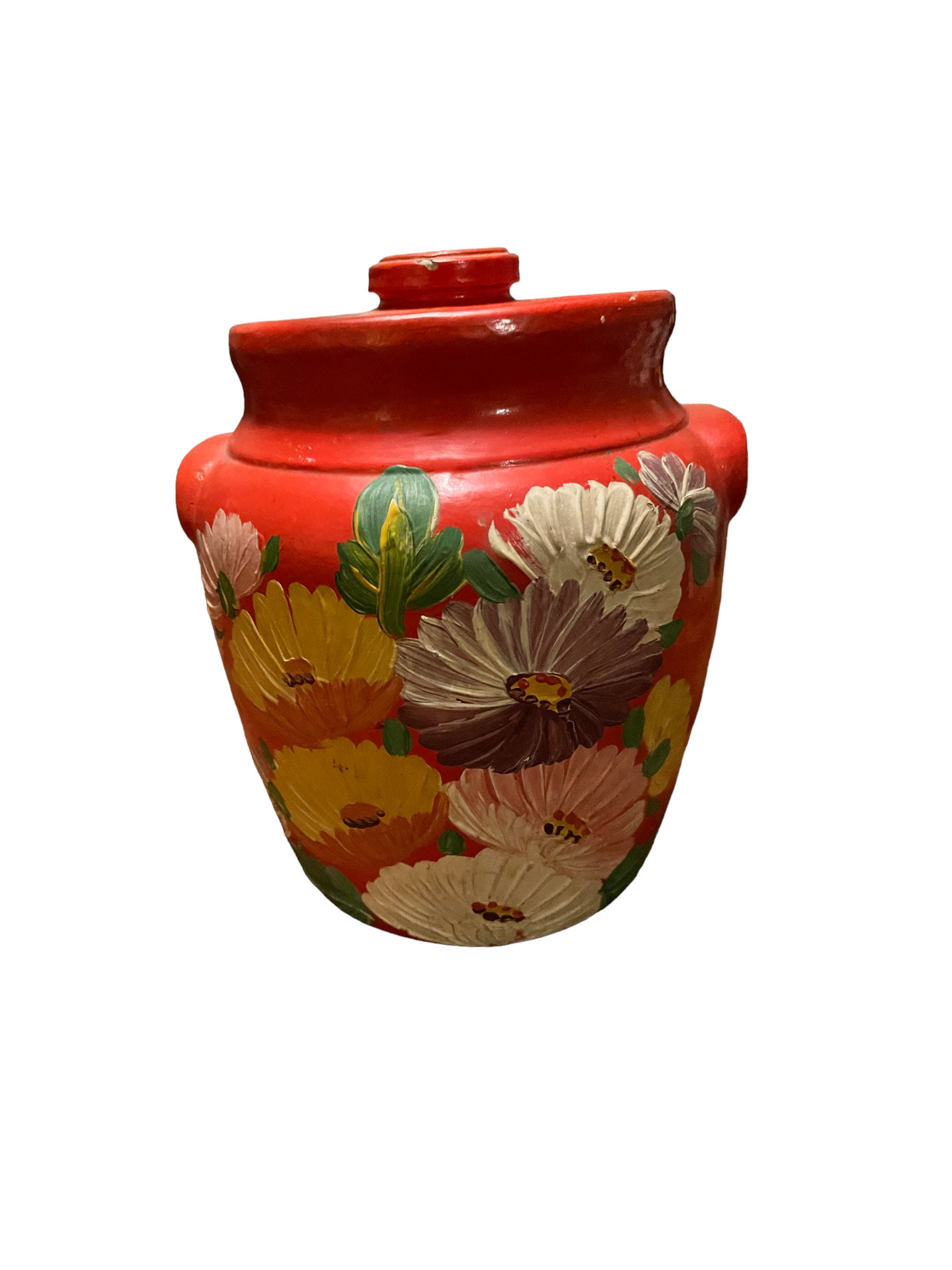 Vintage Ransburg Hand.painted Cookie Jar - Etsy