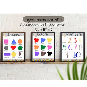 School Printables, Teacher Prints, Basic Skills Learning Printables ...