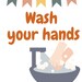 Classroom Prints: Wash Your Hands, Bathroom Signs (8x10) (digital ...