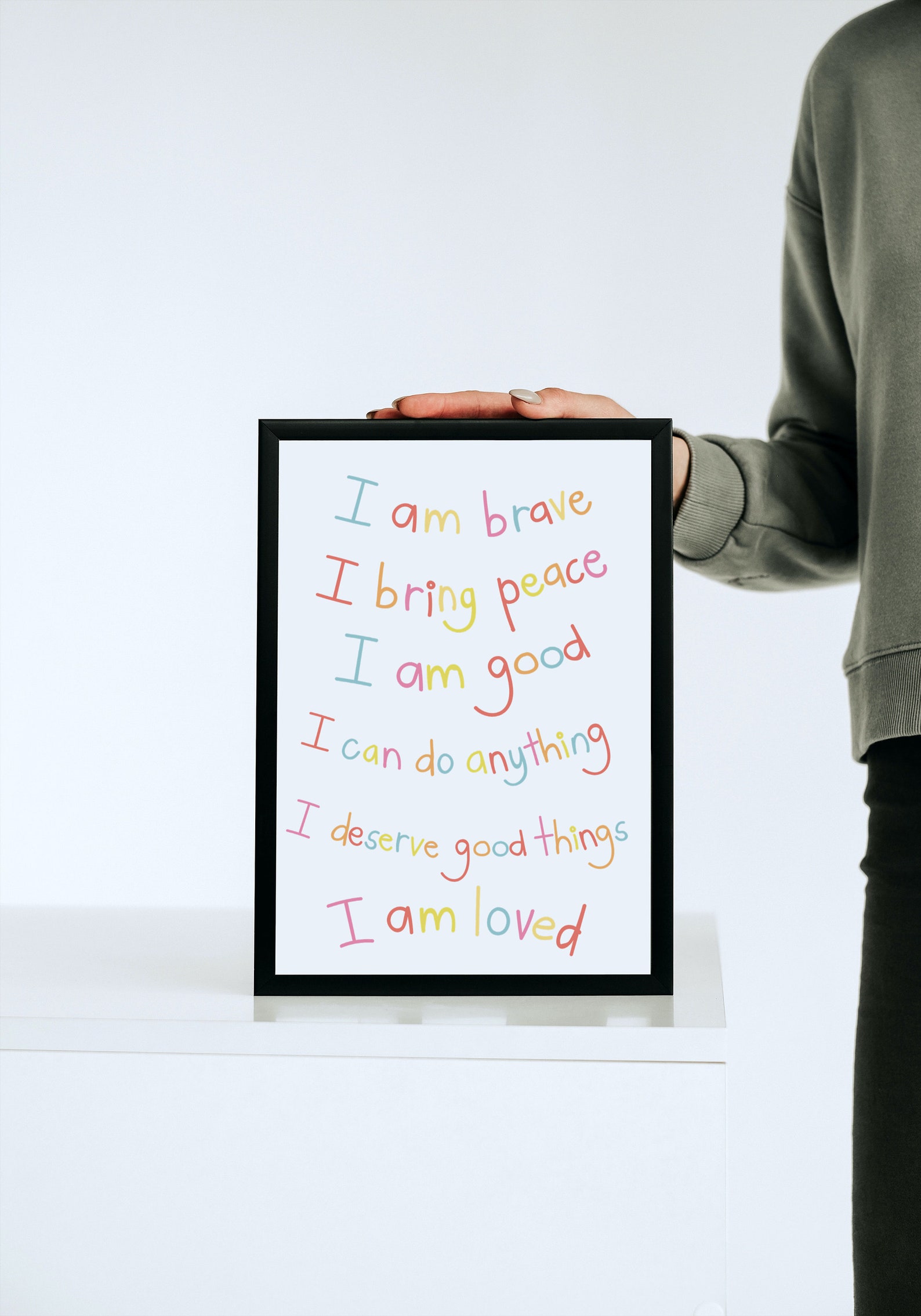 Kid Affirmations Prints, Children Prints, Positive Message Prints, Kids ...