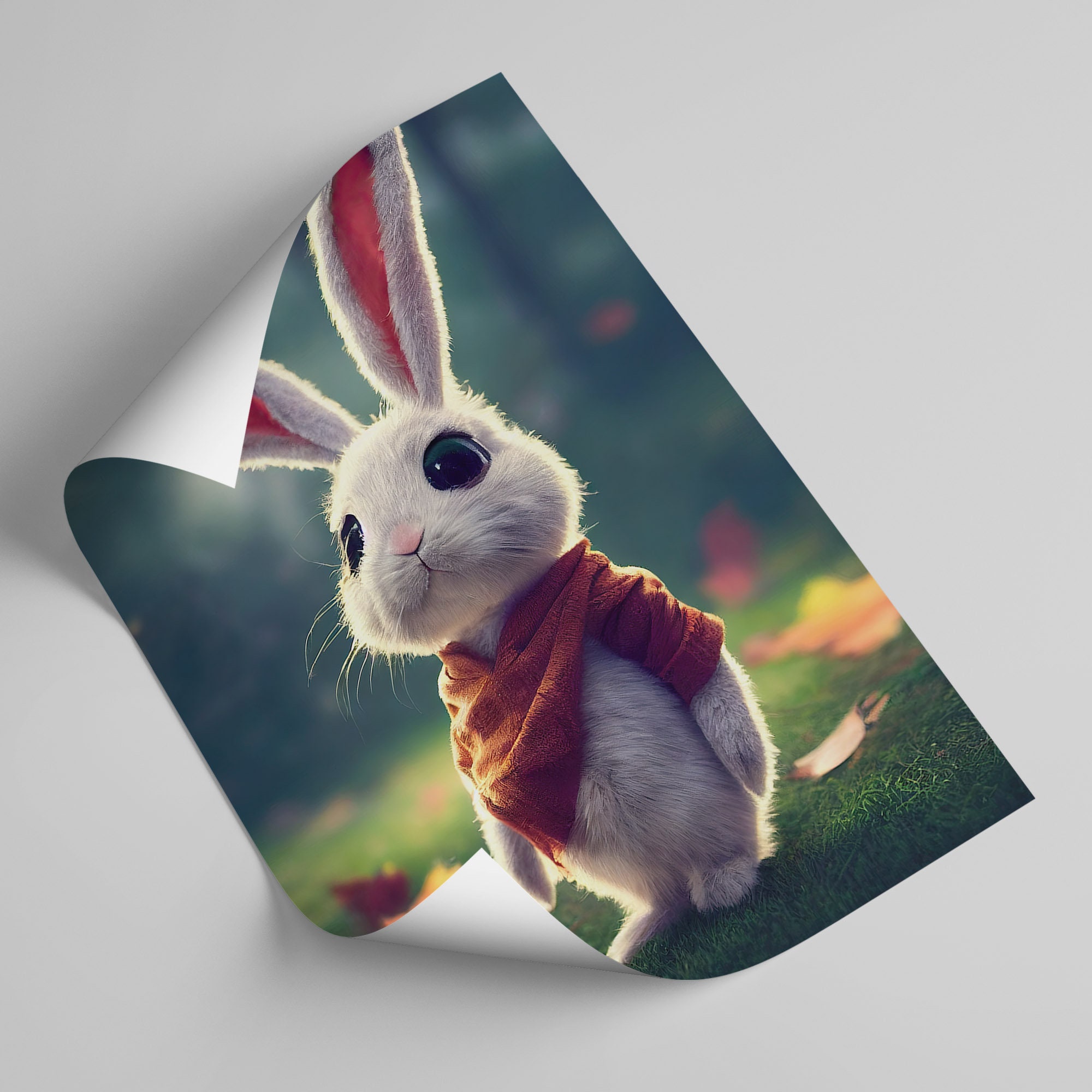 Printable Wall Art, Rabbit Wall Art, Rabbit Poster, Childrens Wall ...