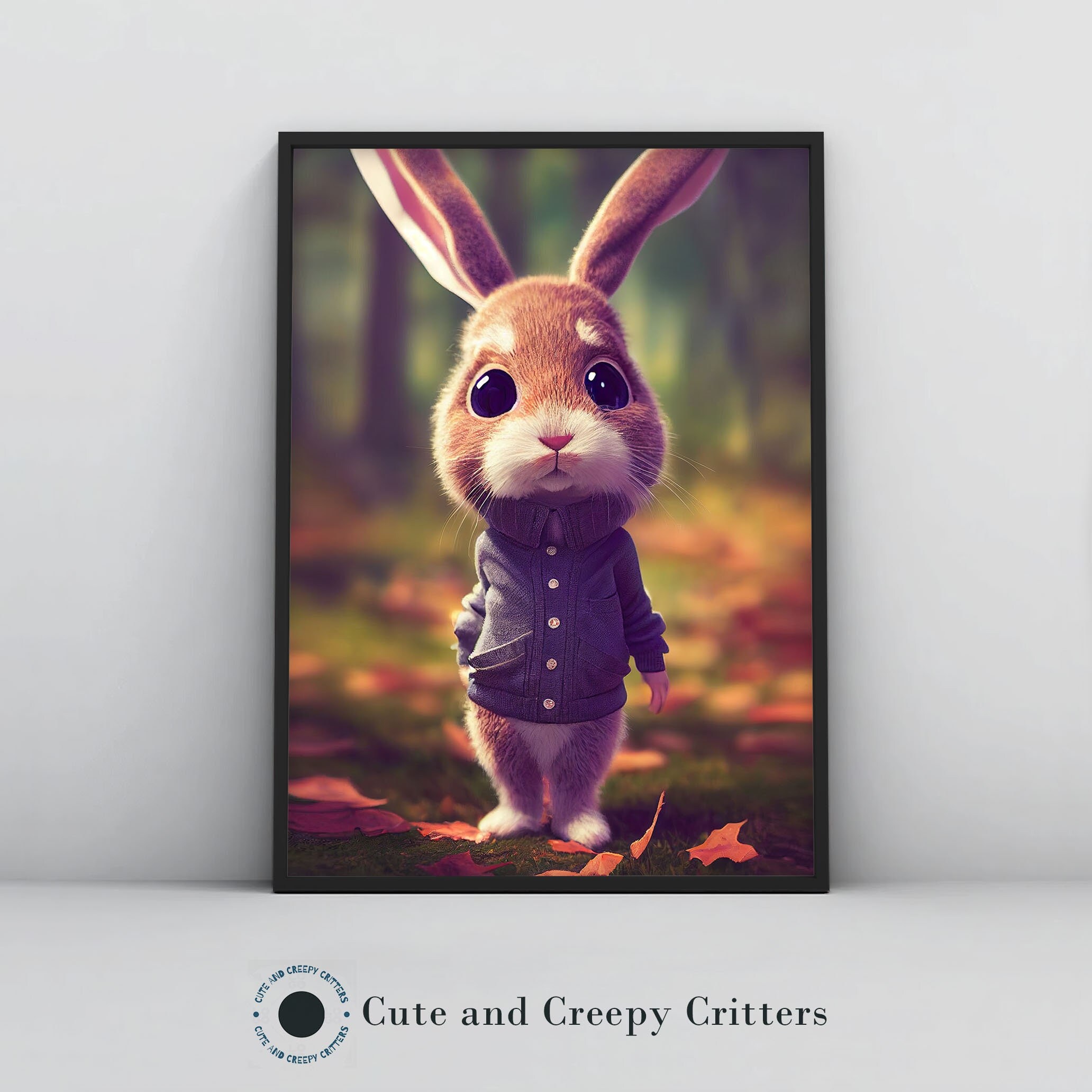 Printable Wall Art, Rabbit Wall Art, Childrens Wall Printable, A4 ...
