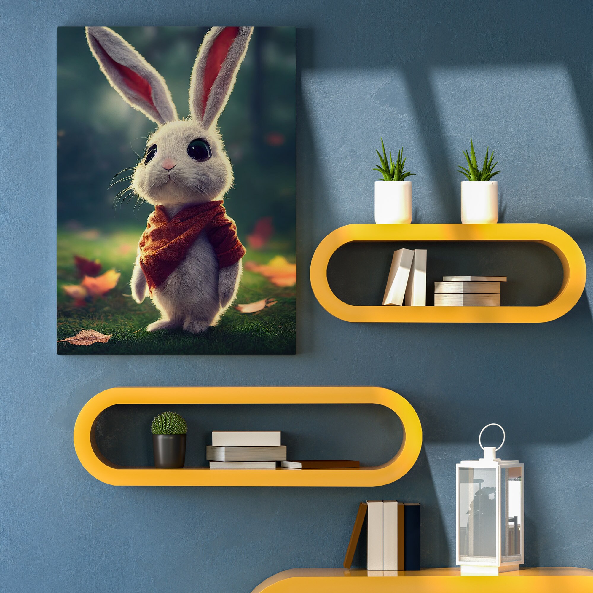 Printable Wall Art, Rabbit Wall Art, Rabbit Poster, Childrens Wall ...