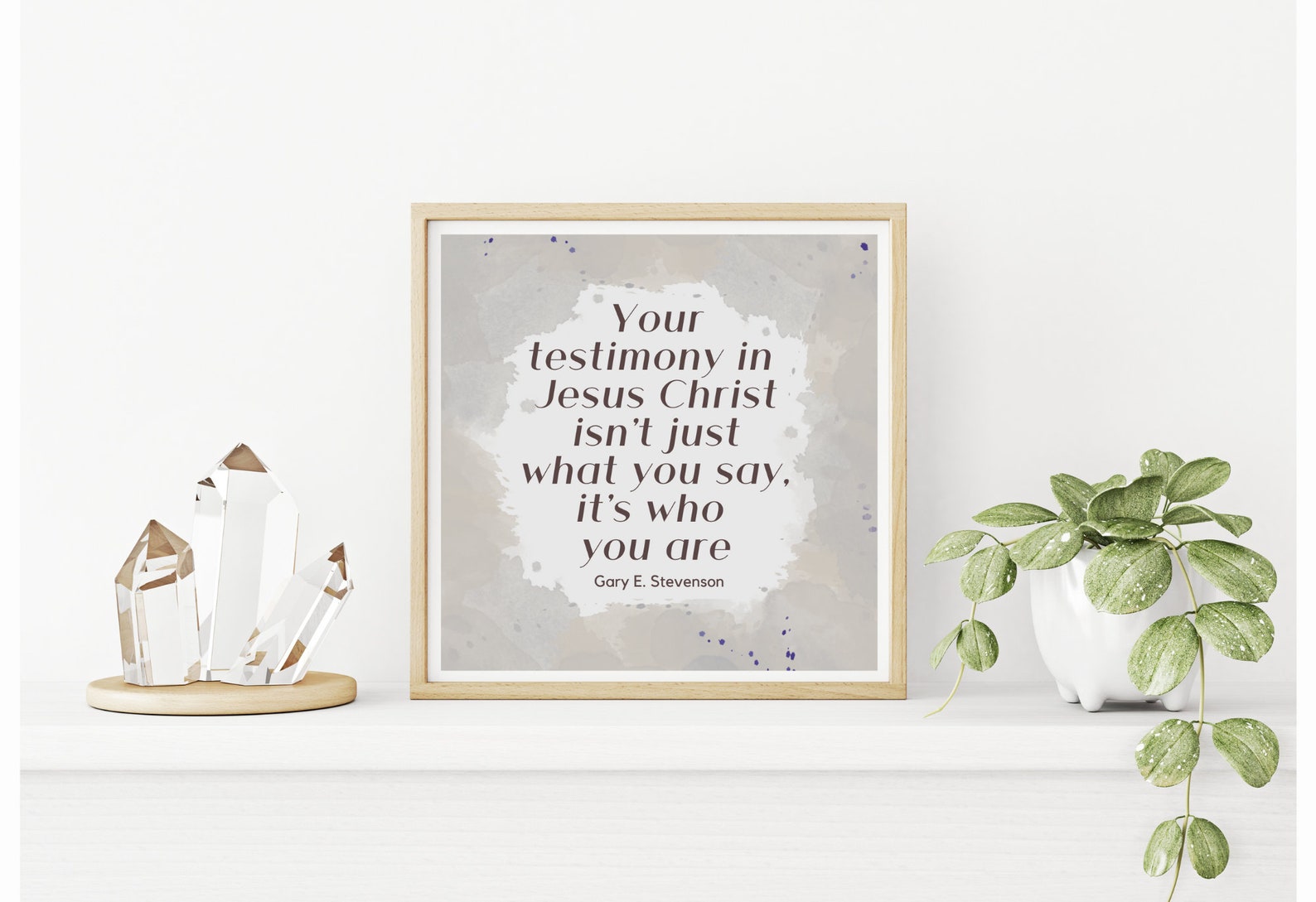 General Conference Quote LDS Quote Mormon Wall Art Religious Quote - Etsy