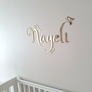 Butterfly Nursery Sign, Butterfly Nursery Decor, Name Sign for Nursery ...