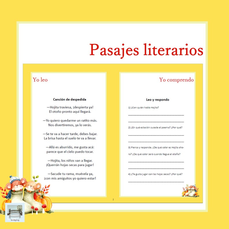 Lecturas De Comprensión Para Niños Hojas De Trabajo Principiantes ...