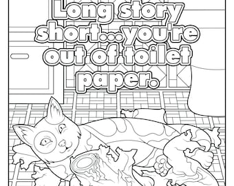 Ultimate Children's and Adult Kitten Coloring Book 5 - Etsy