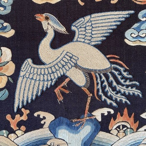 Qing Dynasty Rank Badge With Silver Pheasant - Etsy