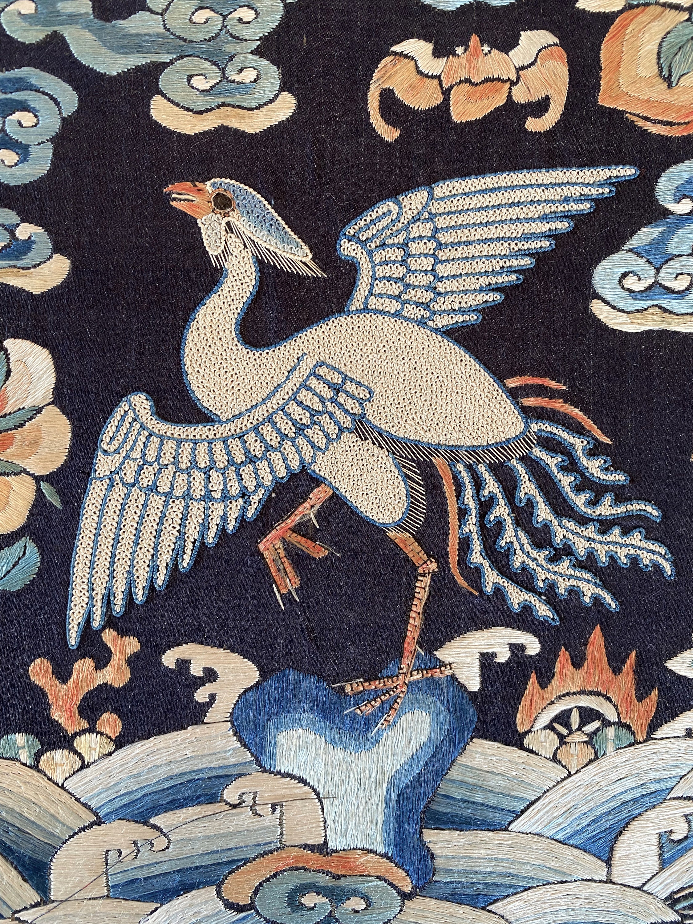 Qing Dynasty Rank Badge With Silver Pheasant - Etsy