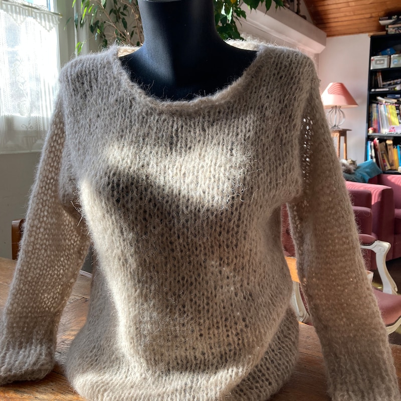 Hand Knit Sweater - Etsy