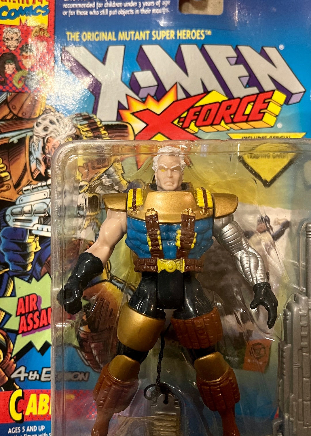 X-men: X-force - Cable | Air Assault | 4th Edition | Toy Biz | 1994 ...