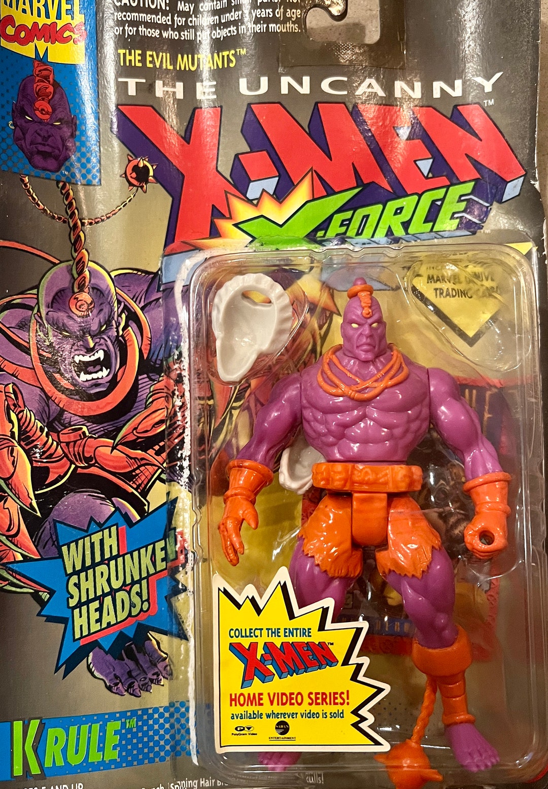 X-men: X-force - Krule | Toy Biz | 1993 | Marvel Comics | LOOSE / OPEN ...