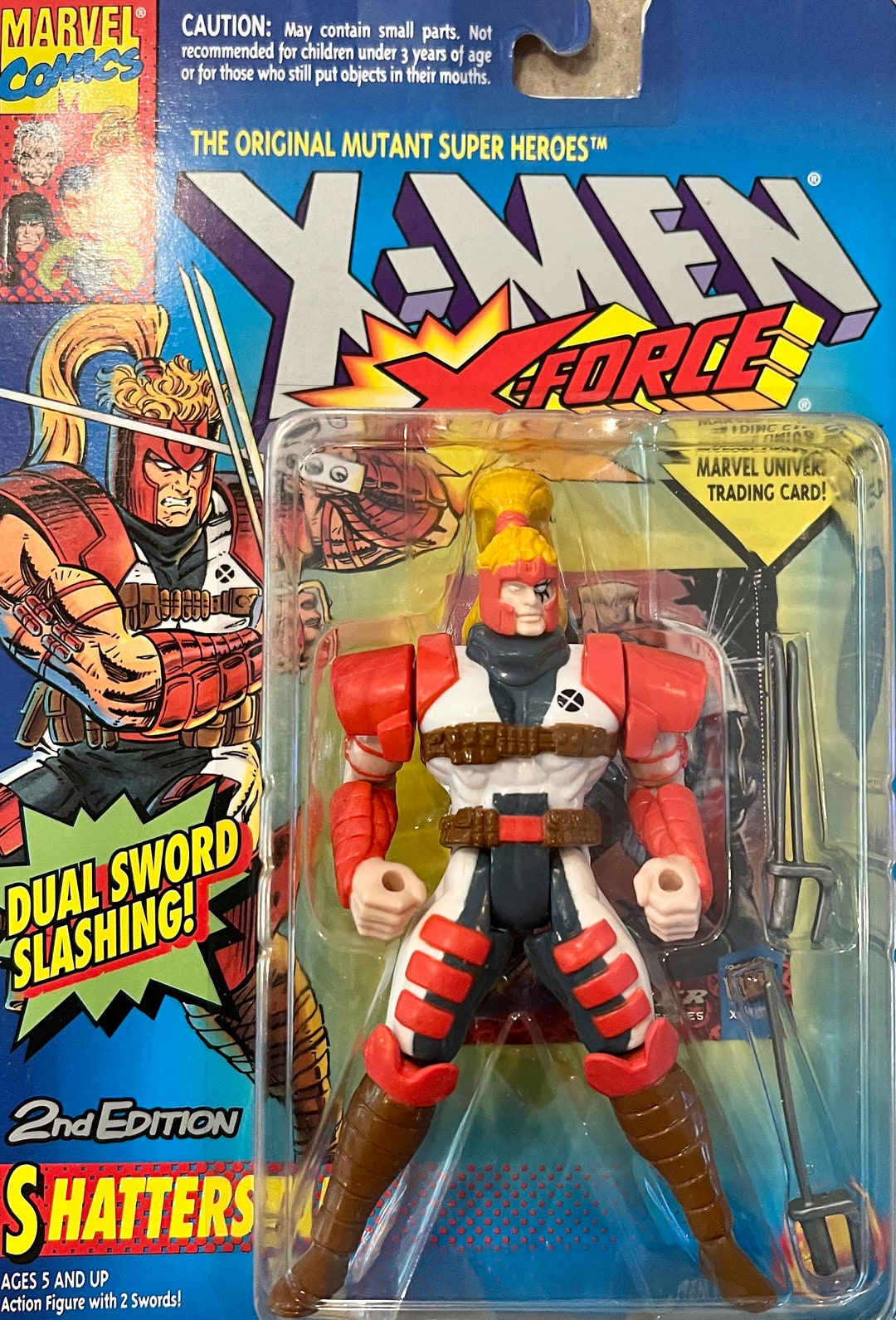 X-men: X-force Shatterstar 2nd Edition Toy Biz 1994 Marvel Comics MIB ...