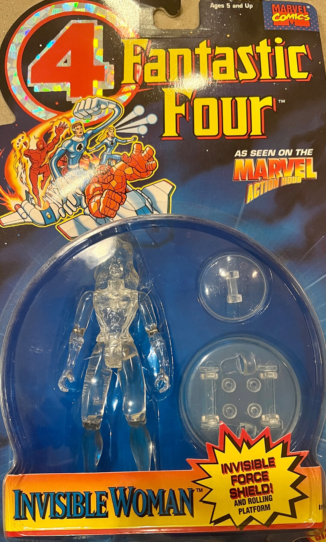 Fantastic Four: Invisible Woman | Invisible Force Shield | Toy Biz ...