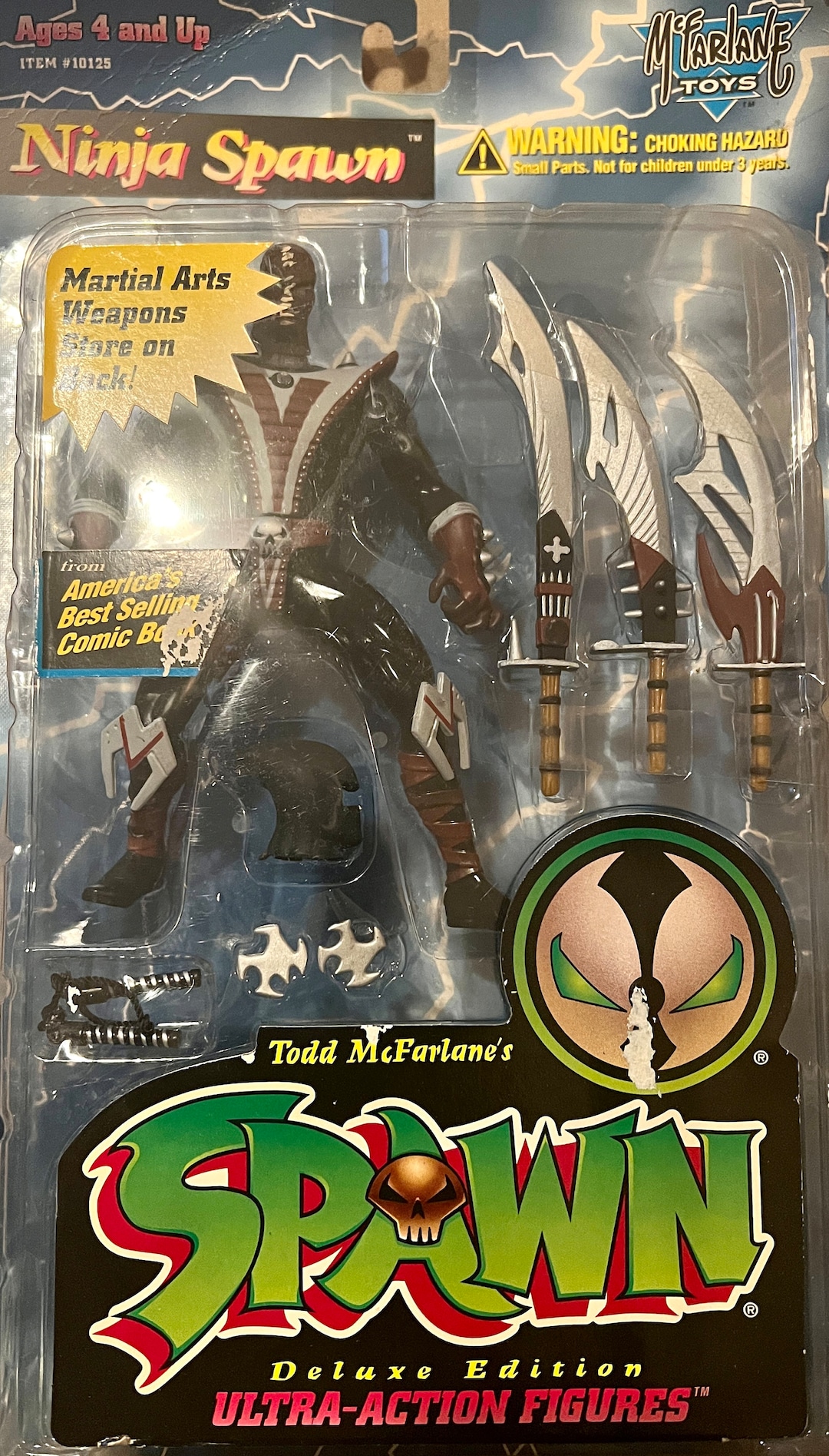 Spawn: Ninja Spawn | Series 3 | Mcfarlane Toys | 1995 | Light Warping ...