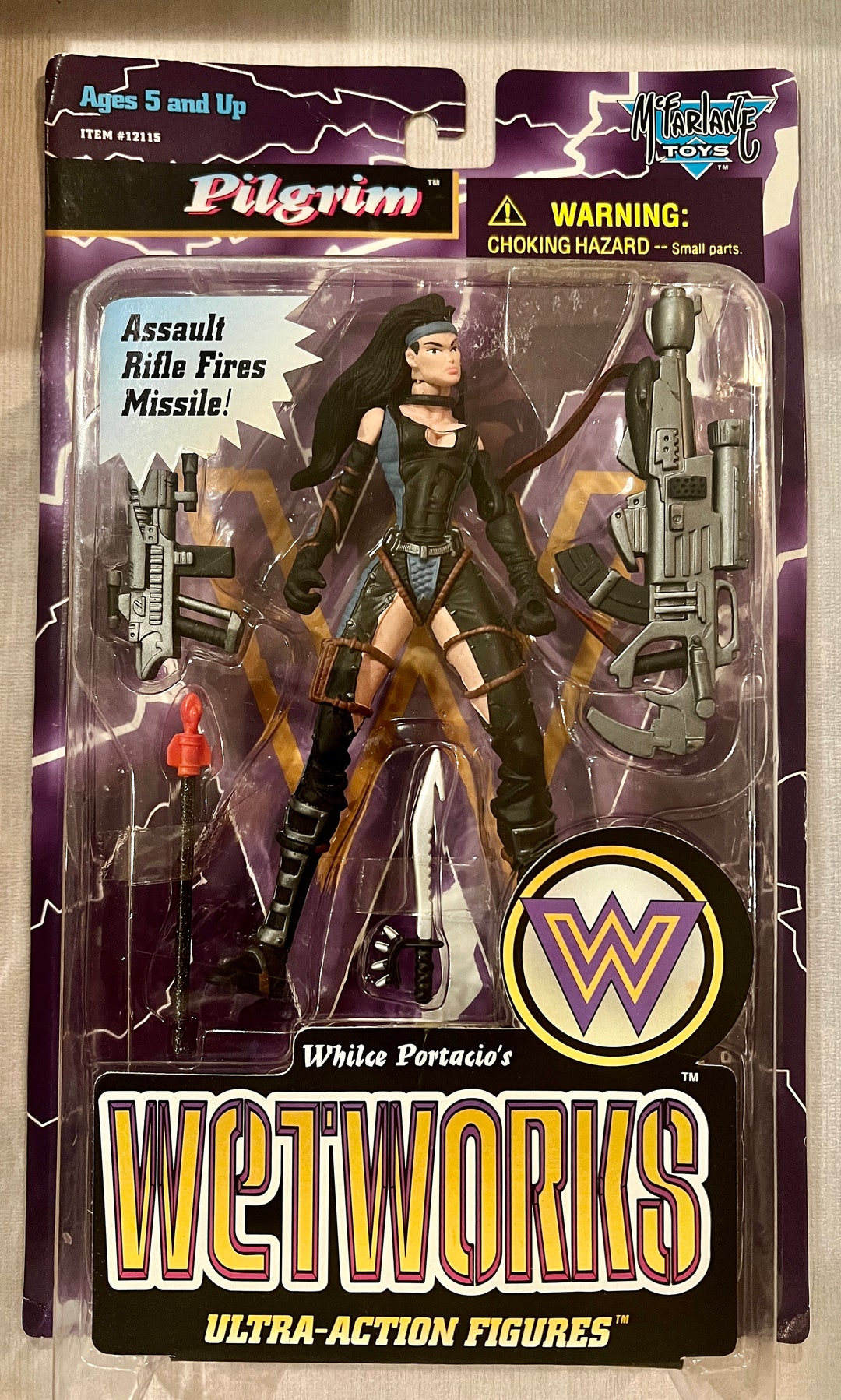 Wetworks: Pilgrim | Ultra Action | Series 2 | Mcfarlane Toys | 1996 ...