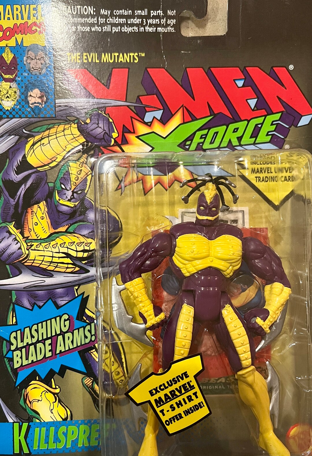 X-men: X-force Killspree Slashing Blade Arms Toy Biz 1994 Marvel Comics ...