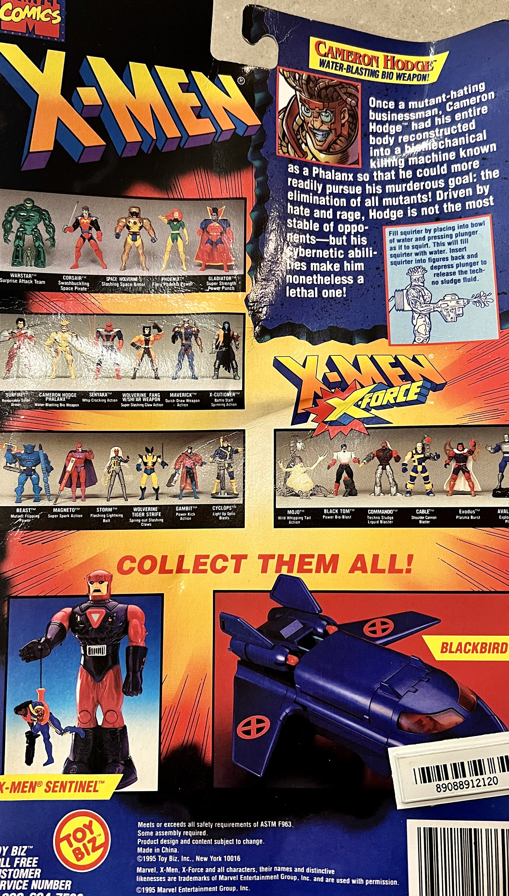 X-men: Cameron Hodge Mutant Genesis Series Toy Biz 1995 Marvel Comics ...