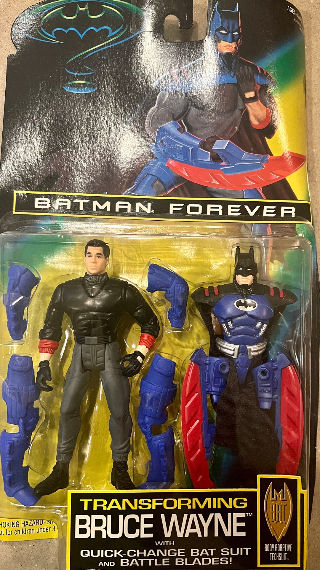 Batman Forever: Transforming Bruce Wayne Kenner 1995 - Etsy