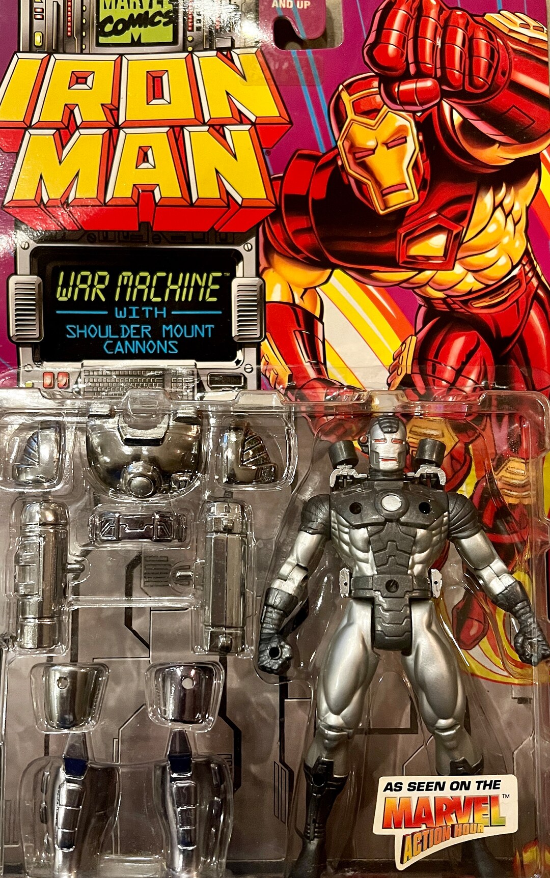 Iron Man: War Machine Shoulder Mount Cannons Toy Biz 1994 Marvel Comics ...