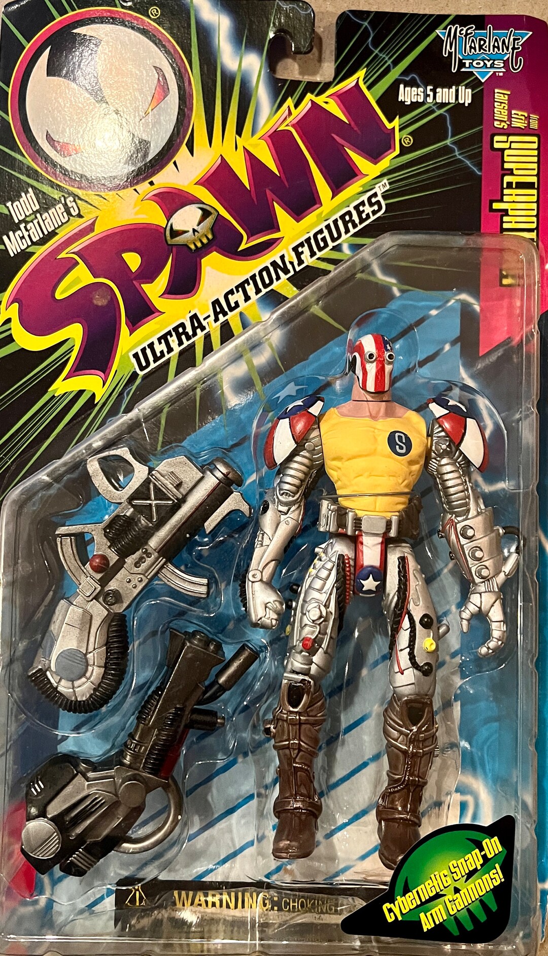 Spawn: Super Patriot Ultra Action Series 6 Mcfarlane Toys 1996 Never ...