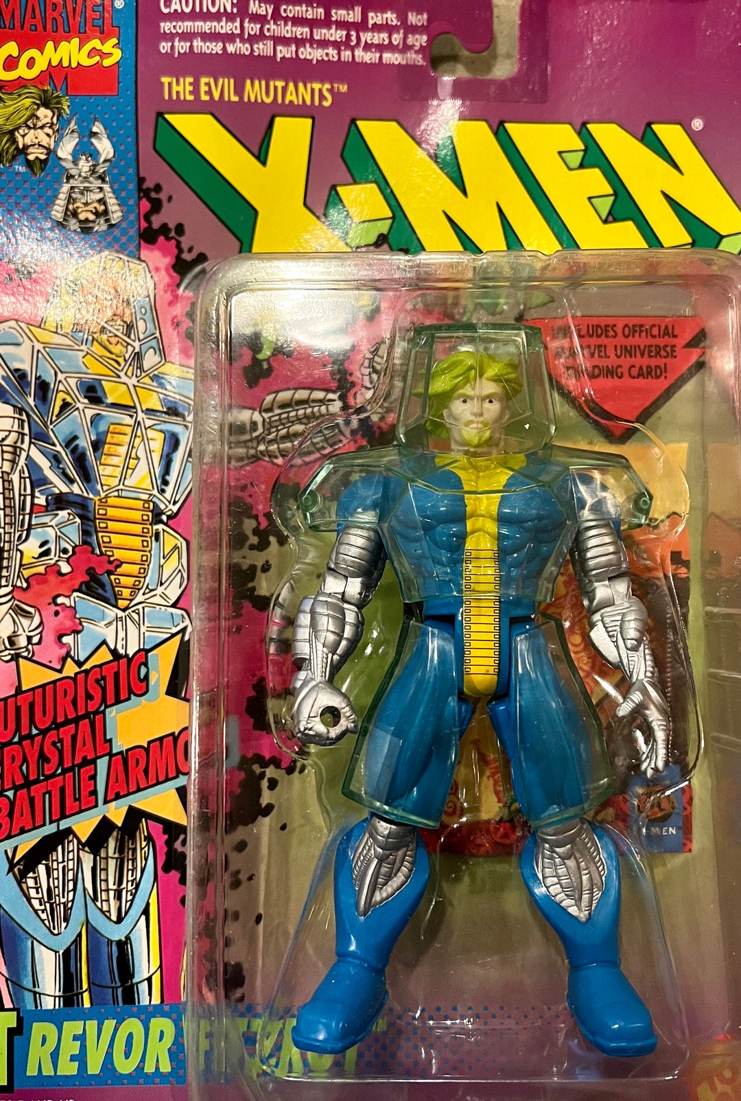 X-men: Trevor Fitzroy Toy Biz 1994 Marvel Comics Slight Warping never ...
