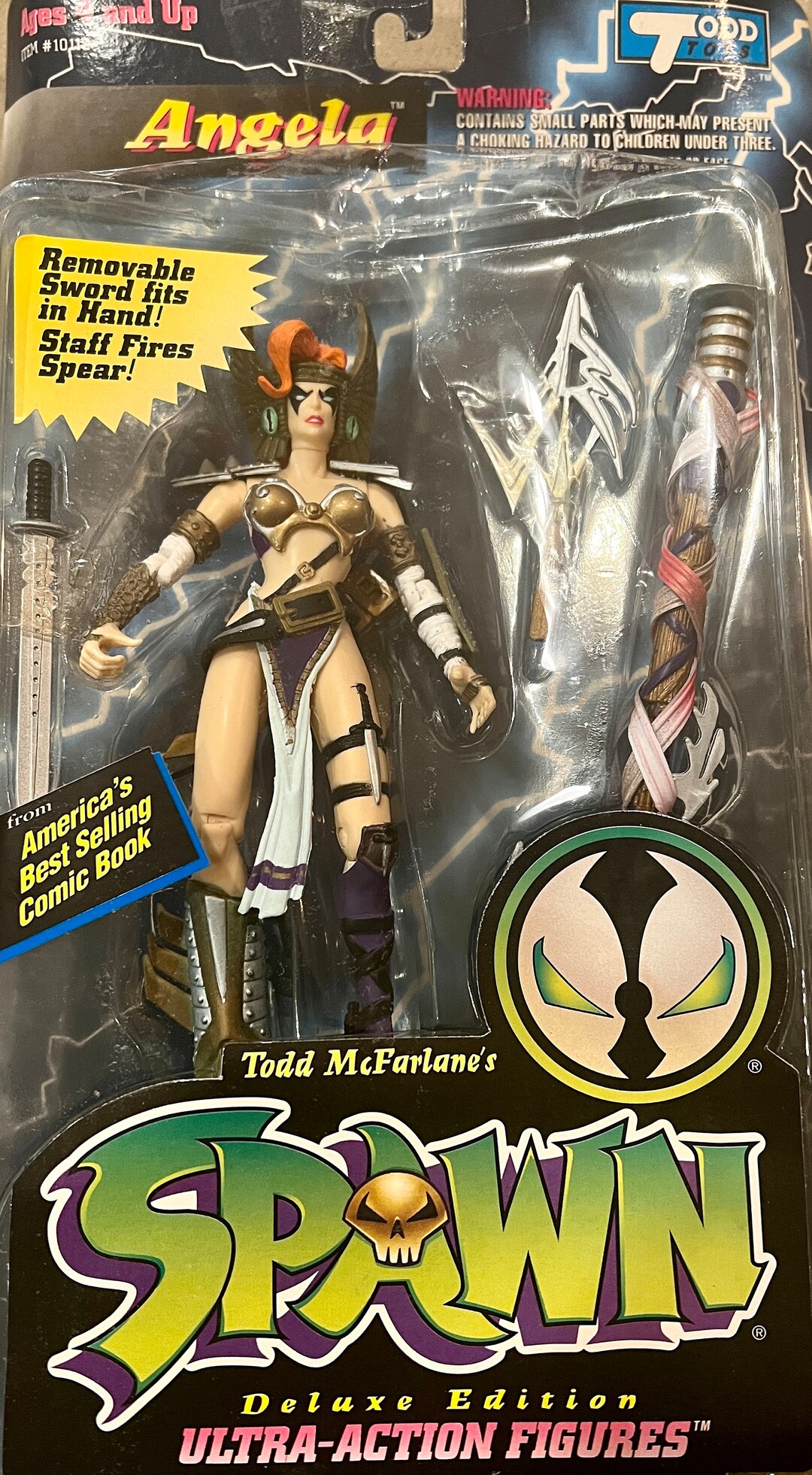Spawn: Angela | Deluxe Edition | Mcfarlane Toys | 1995 | Moderate Warping / Never Opened - Etsy