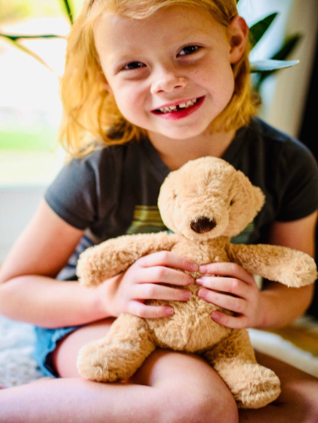 Cuddly Bear Plushie Cute Teddy Toy Soft Snuggle Buddy Ideal - Etsy