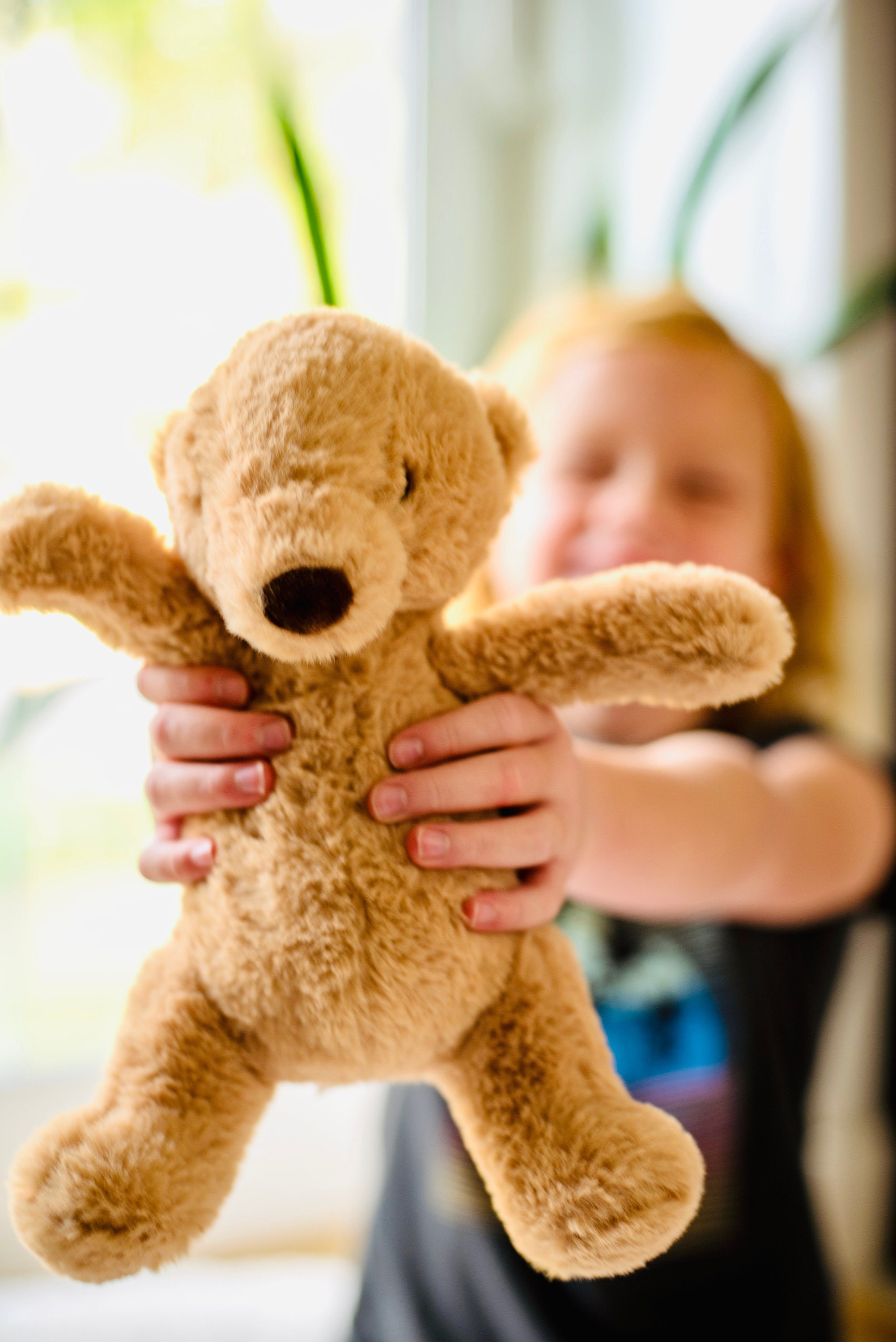 Cuddly Bear Plushie, Cute Teddy Toy, Soft Snuggle Buddy, Ideal Gift for ...