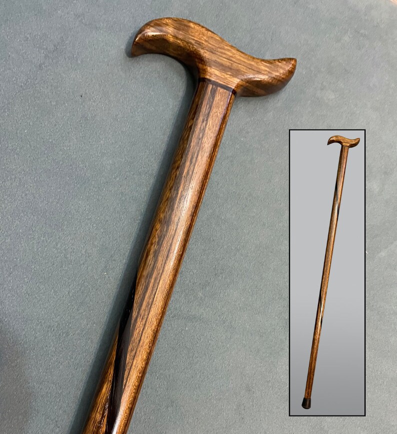 30. One of a Kind Wood Walking Cane Shedua Shaft With Wenge - Etsy
