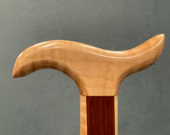 Curly Maple Walking Cane - Etsy