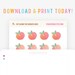 Math Activity Printable - Counting Peach in Basket Mathematics ...