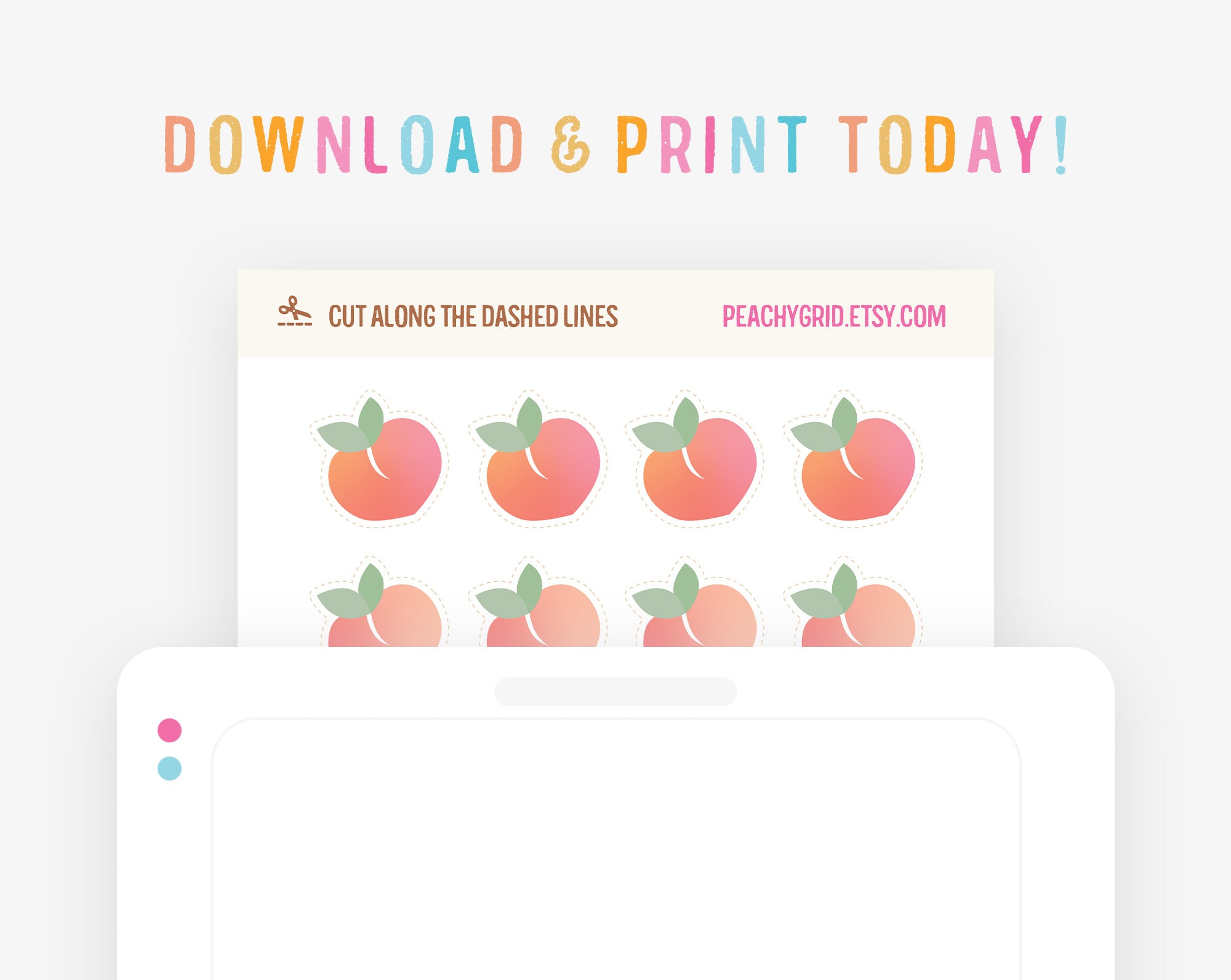 Math Activity Printable - Counting Peach in Basket Mathematics ...
