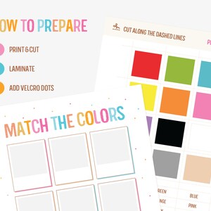Color Matching Activity Printable - Match the Crayons - Colors Digital ...
