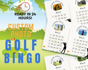 Golf BINGO Card Patterns for Really Fun BINGO Games Bingo - Etsy Canada