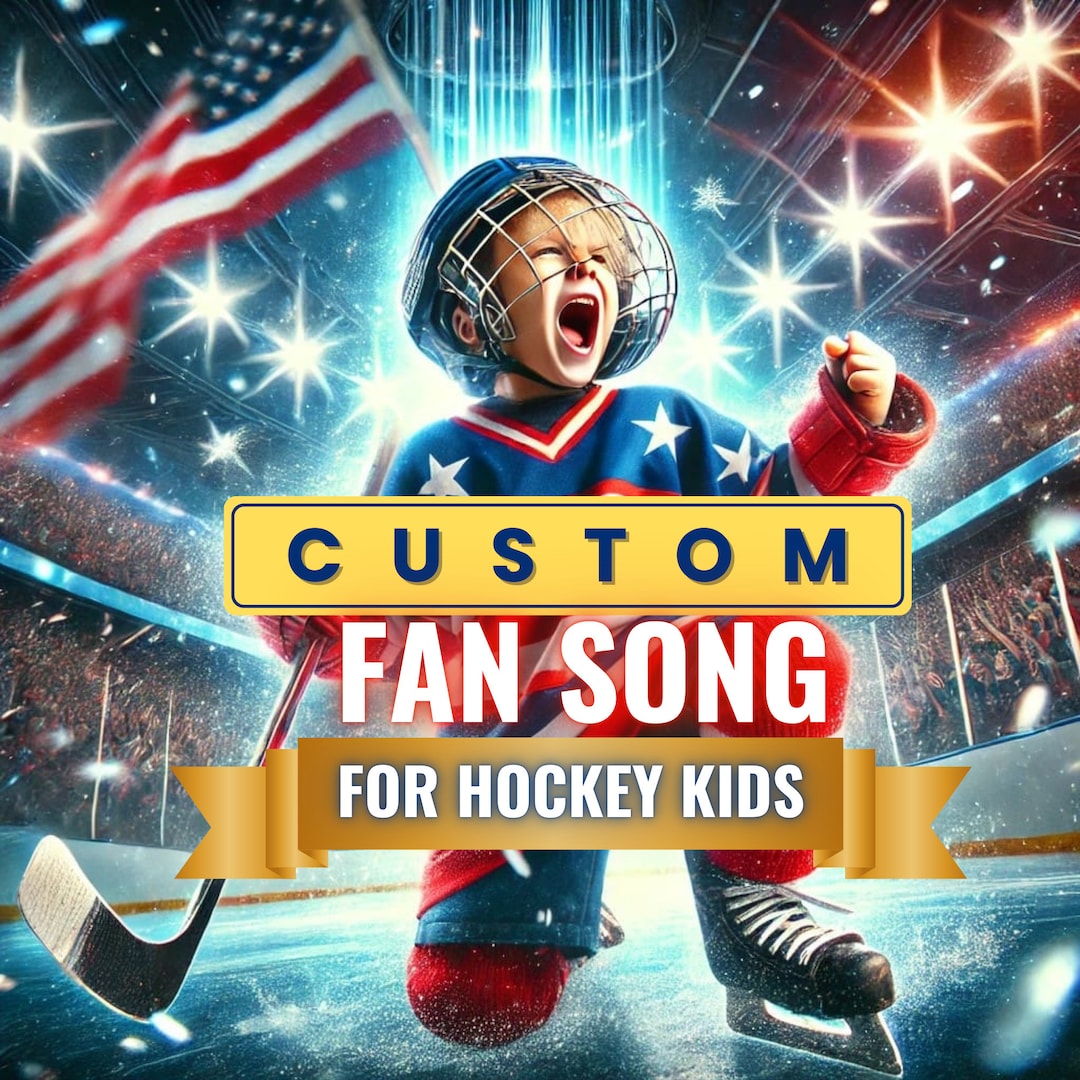 Personalized Hockey Anthem for Young Fans (MP3 Download) - Etsy