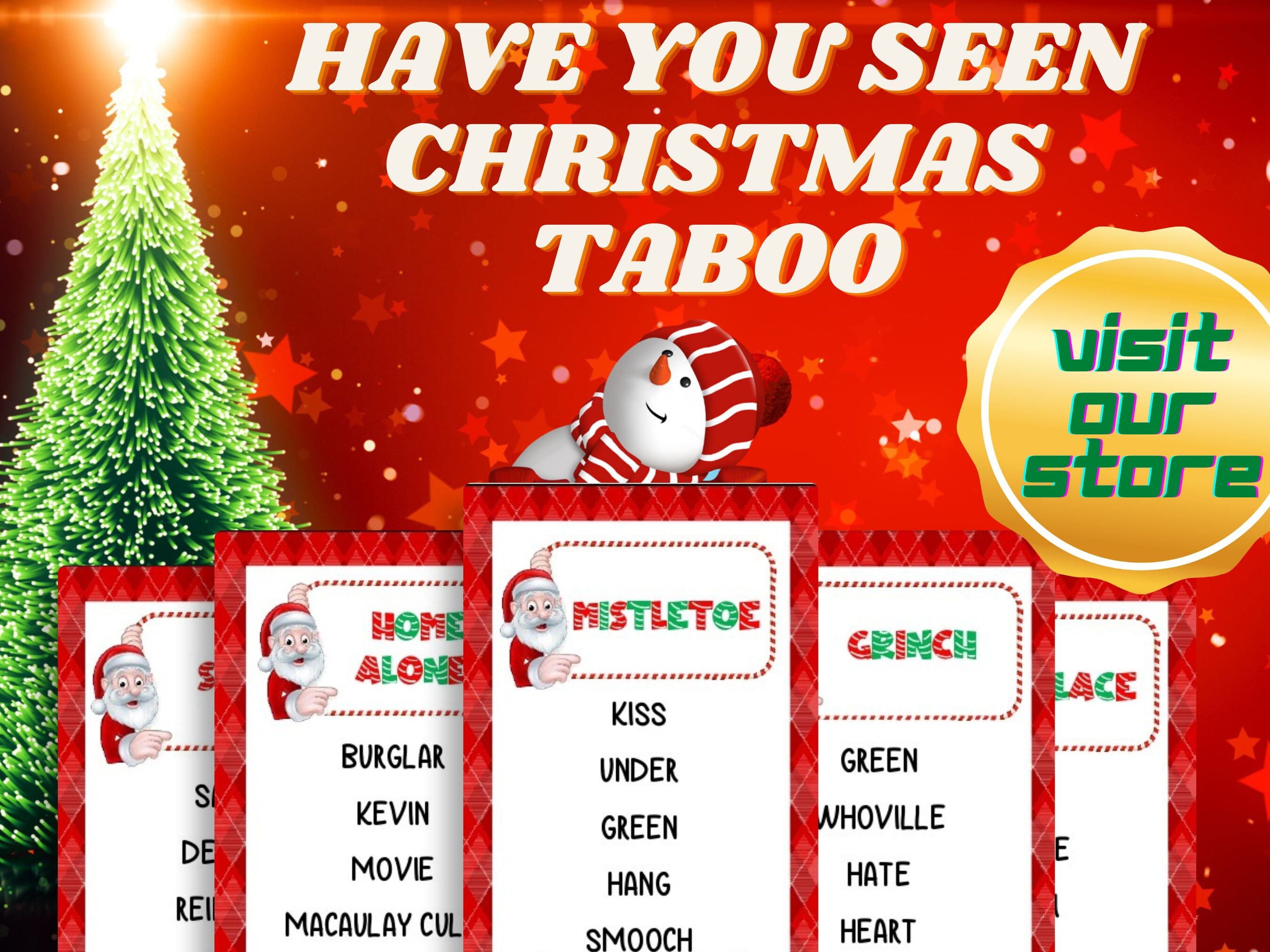 Christmas Carols Themed Game Bundle, Christmas Party Game - Etsy