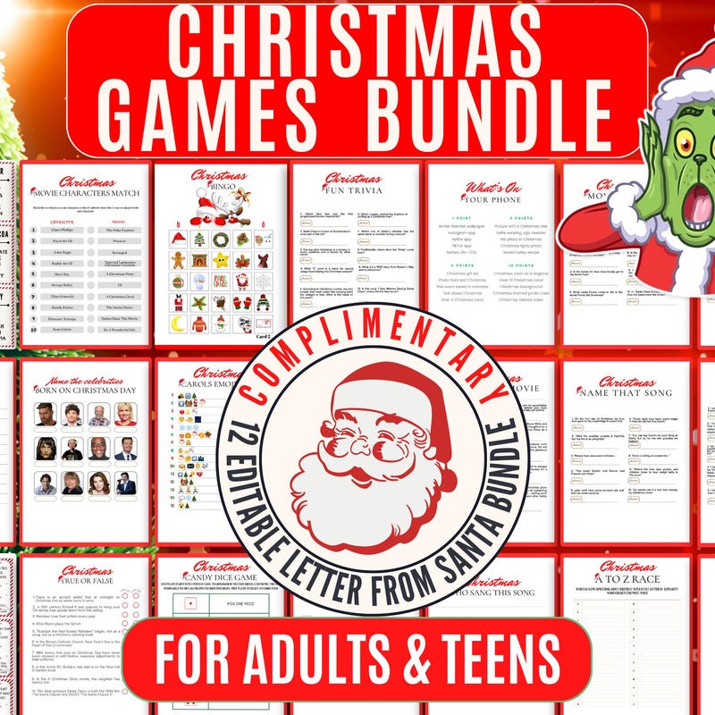 Christmas Games - Etsy