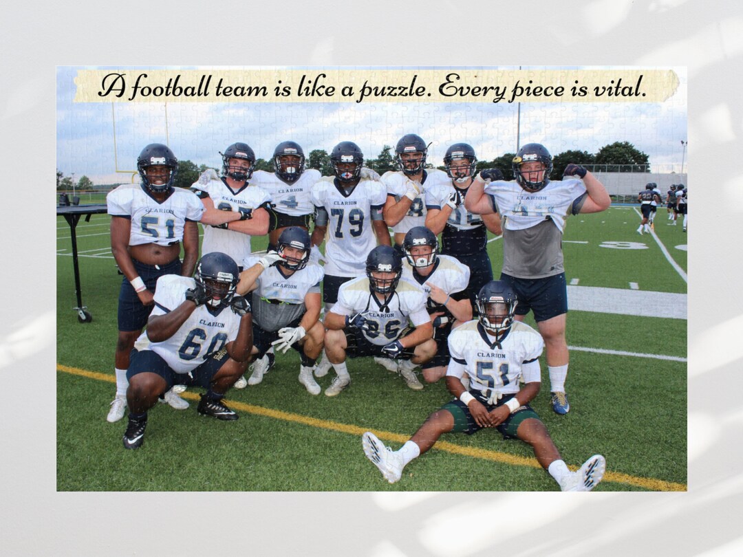 1000 Pieces Custom Jigsaw Puzzle From Photo as NFL FOOTBALL GIFT for ...