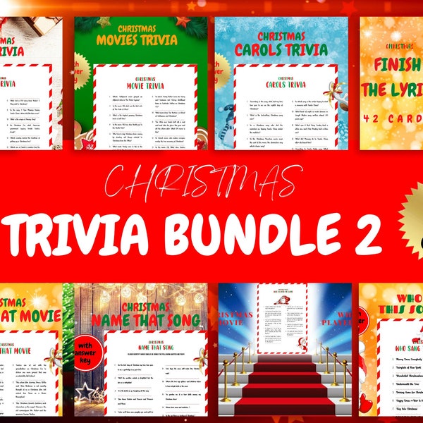Christmas Trivia - Etsy