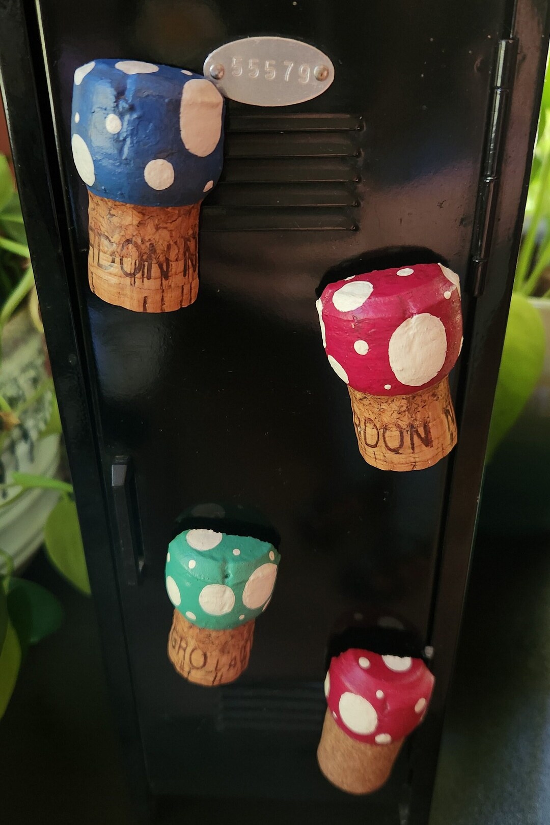 Mushroom Cork Magnets / Upcycled Cork Magnets / Mushroom - Etsy