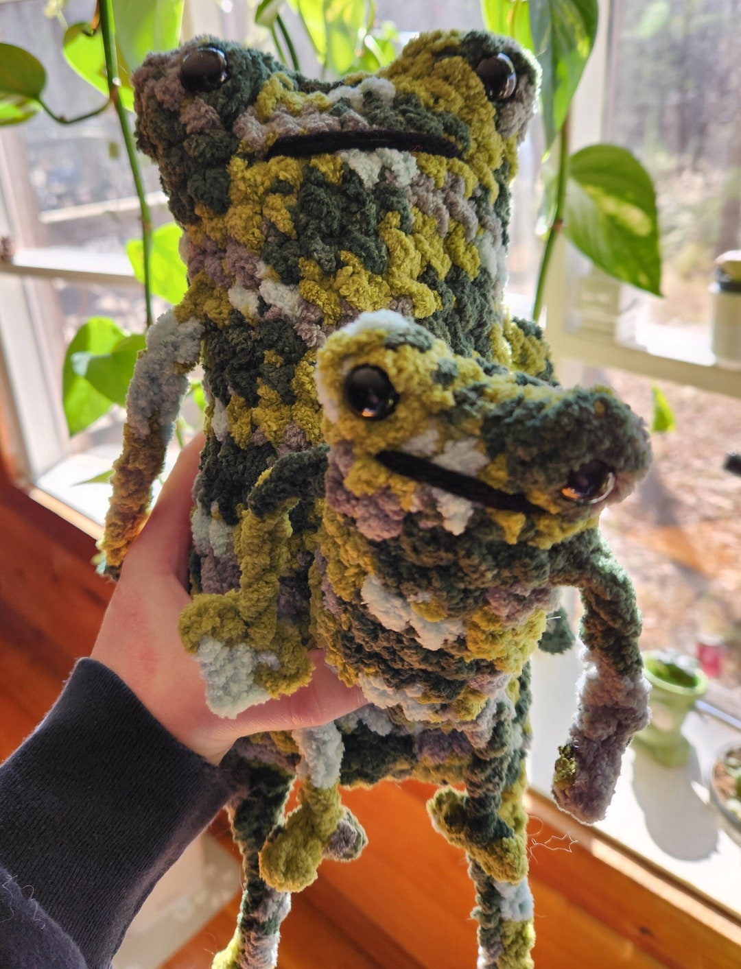 Crochet Frog / Large Squish Frog / Frog Plushie / Frog - Etsy