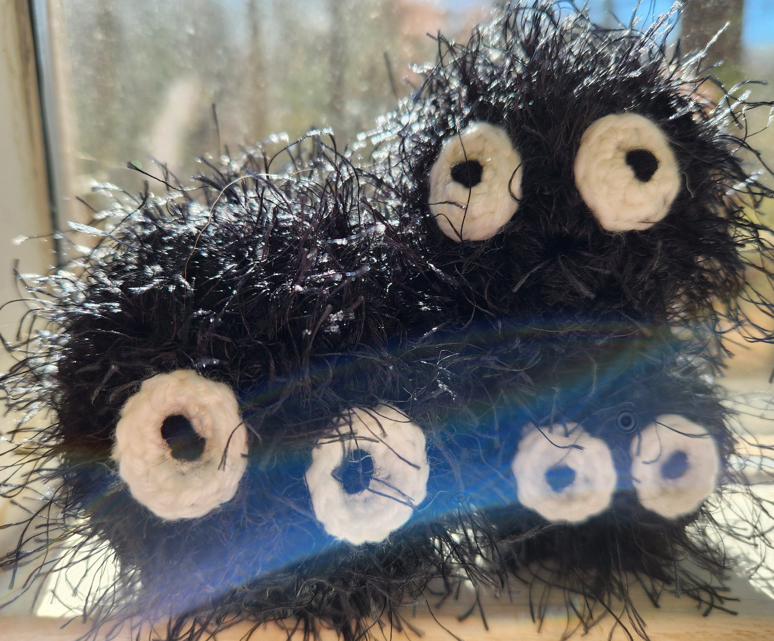 Crochet Dust Soot Sprites / Soot Sprite Plush - Etsy