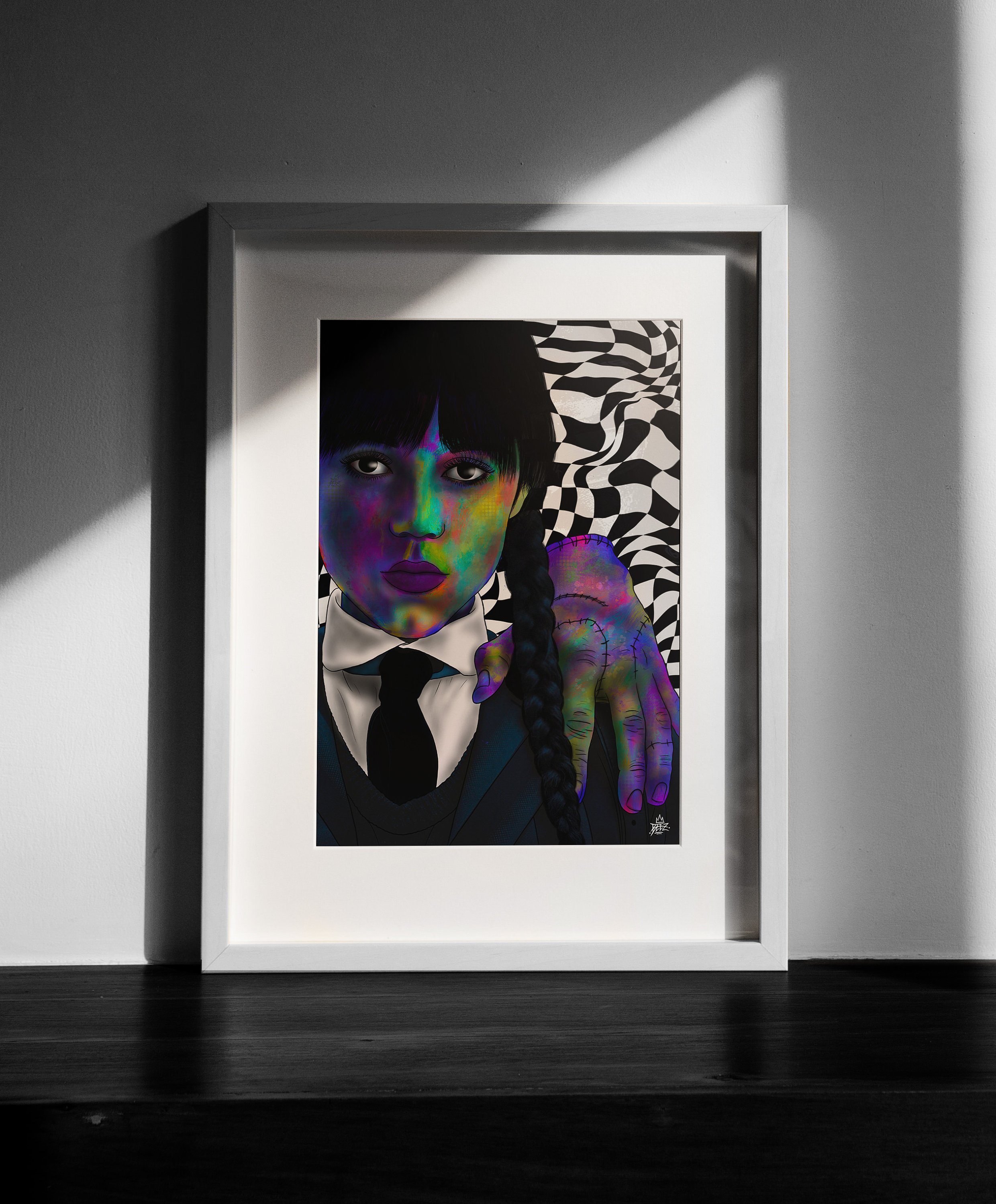 Wednesday Addams Art Print Jenna Ortega Wednesday Dance Wednesday ...