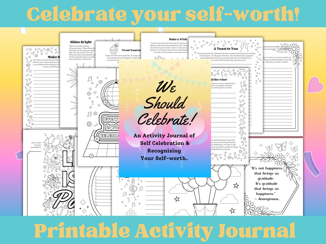 We Should Celebrate! - A Guided Journal for Celebrating All That You ...