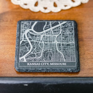 Custom Laser Engraved City Map Slate Coasters Bring a Piece of Your ...