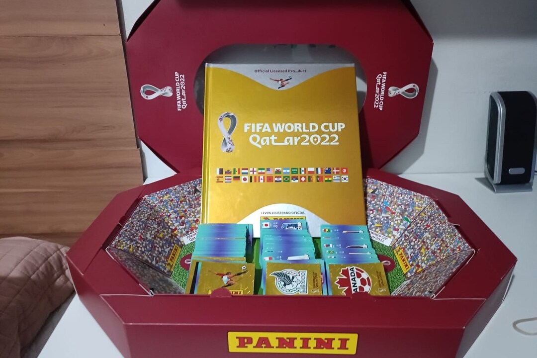 Panini World Cup 2022 Album Hardcover Collector Edition Gold + Full ...
