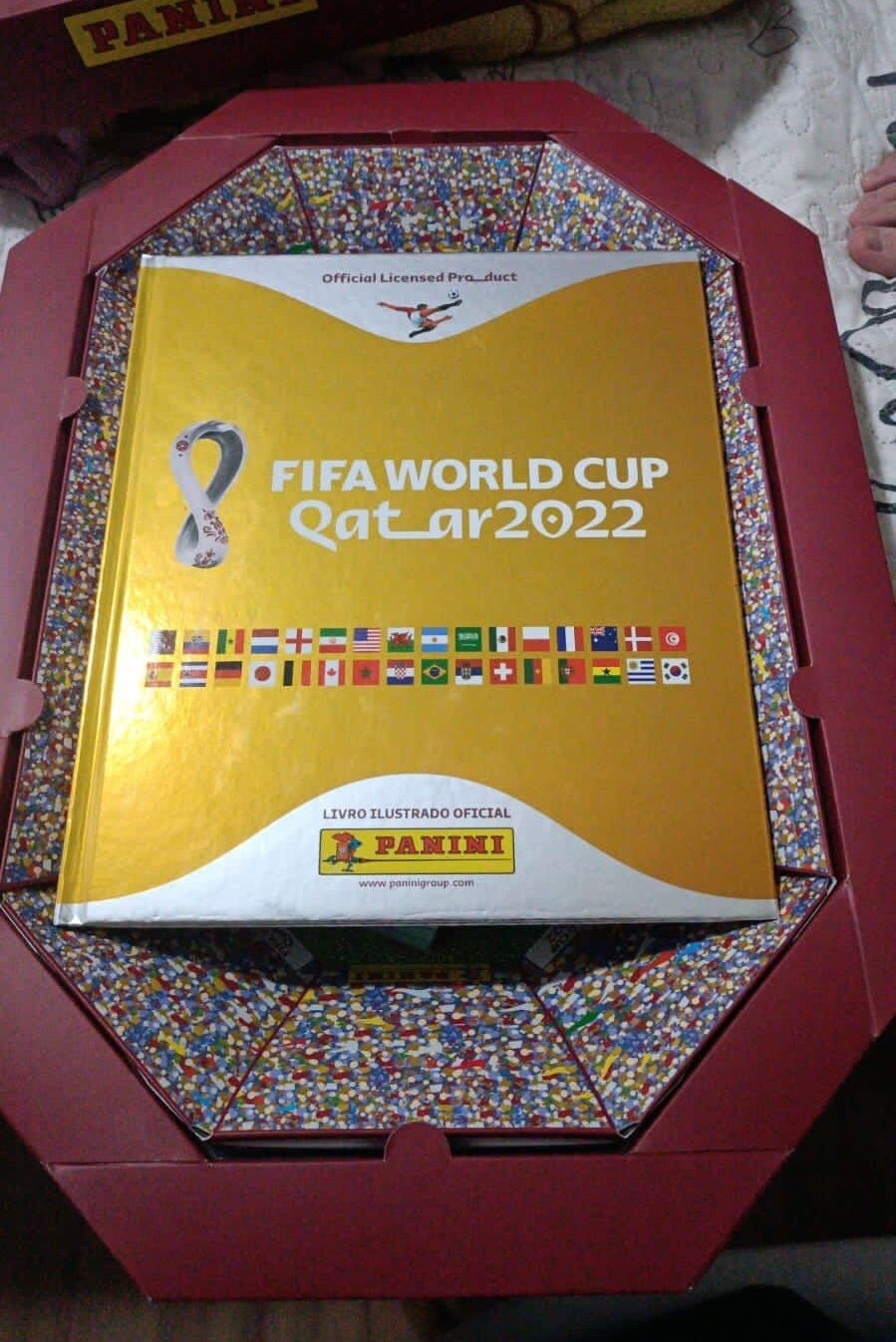 Panini World Cup 2022 Album Hardcover Collector Edition Gold + Full ...